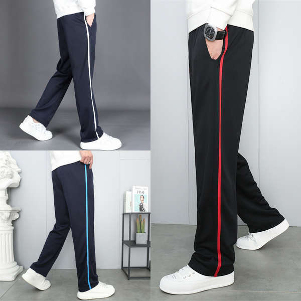 slacks for kids boy School uniform pants navy blue blue one centimeter ...