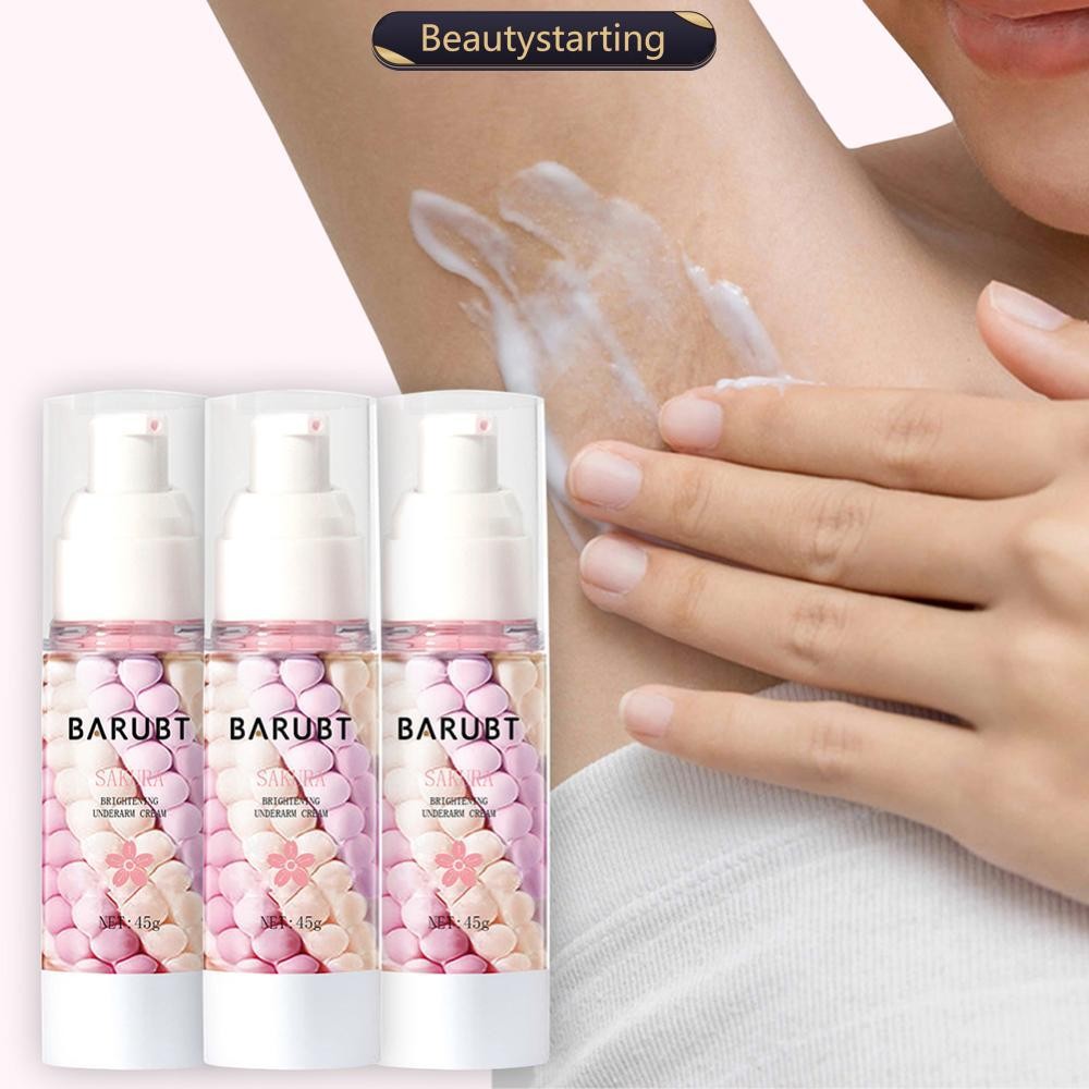 BEAUTYSTARTING Underarm Whitening Cream Reducing Melanin Evening Skin ...
