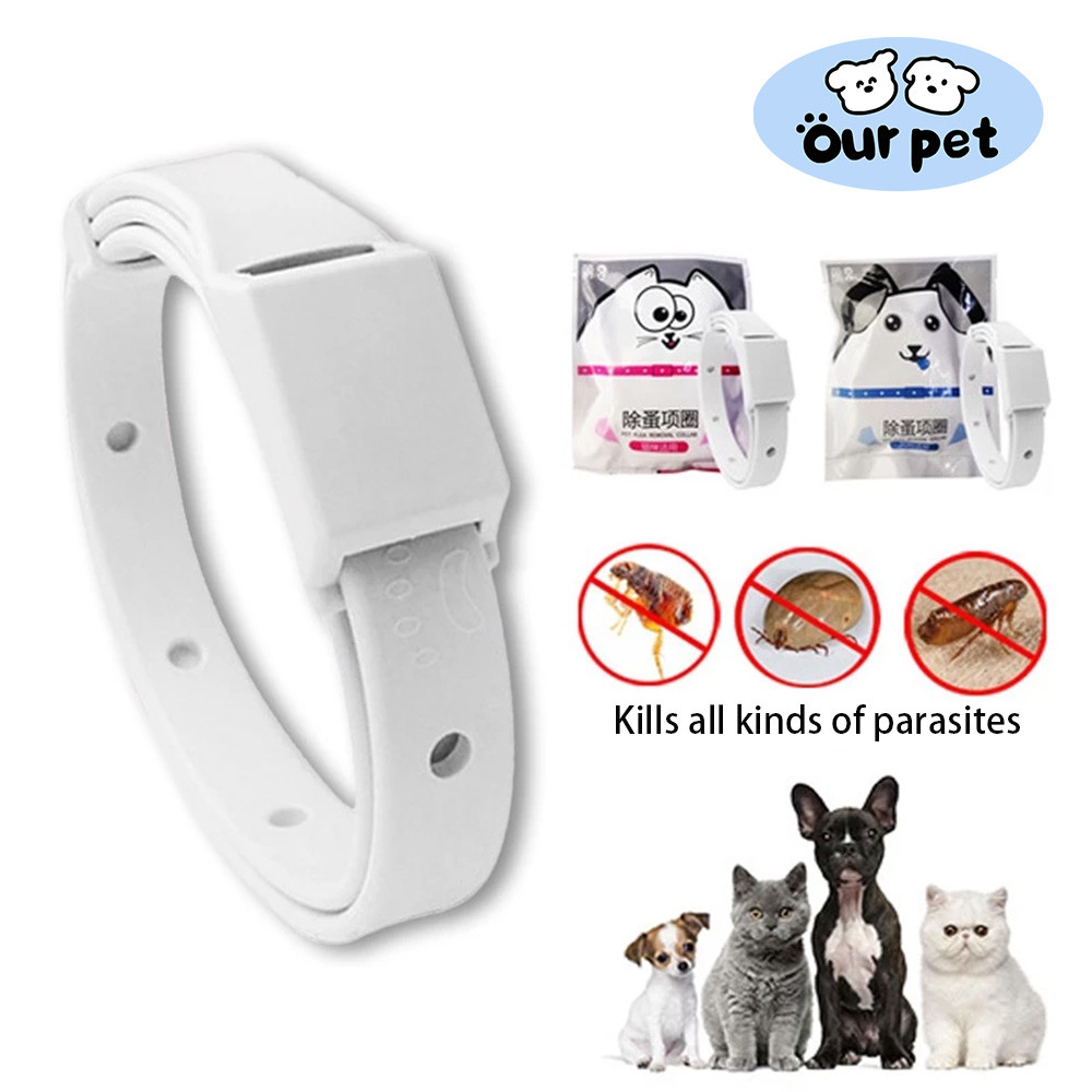 Pets anti tick collar flea and tick dog cat collar adjustable insect ...