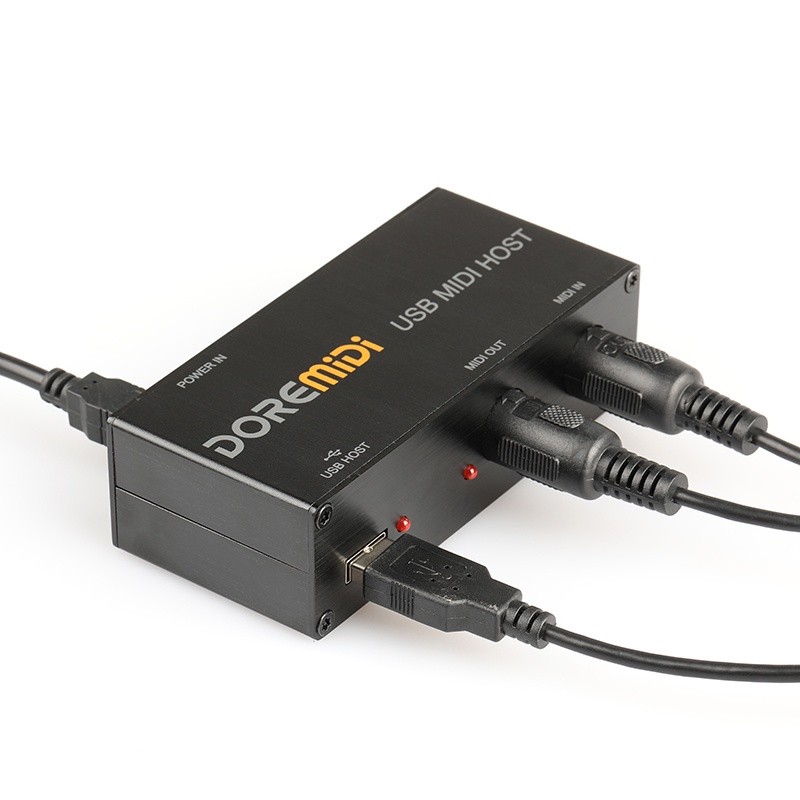 MIDI Host Box USB to MIDI Converter Universal Standard MIDI Interface ...