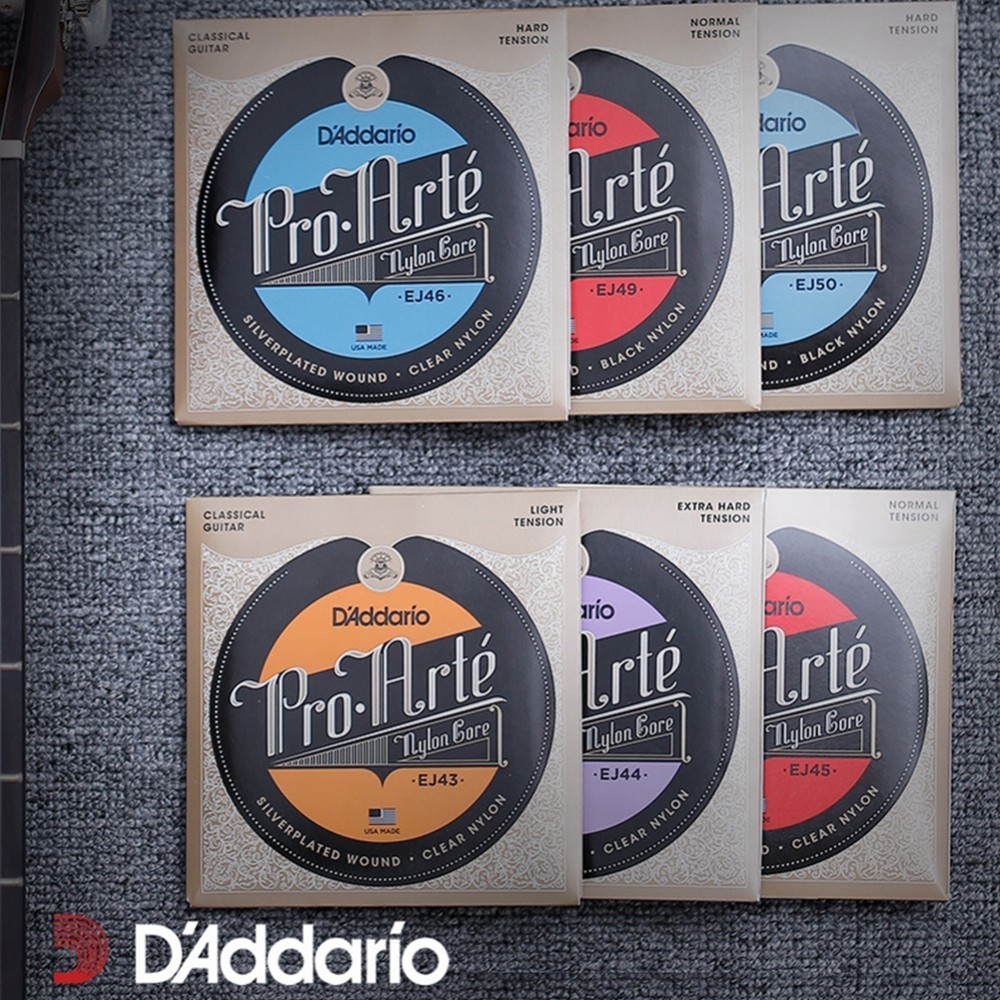 【SIPSUNAGE】D'Addario Classical Guitar Nylon Strings Set Warm Consistent ...