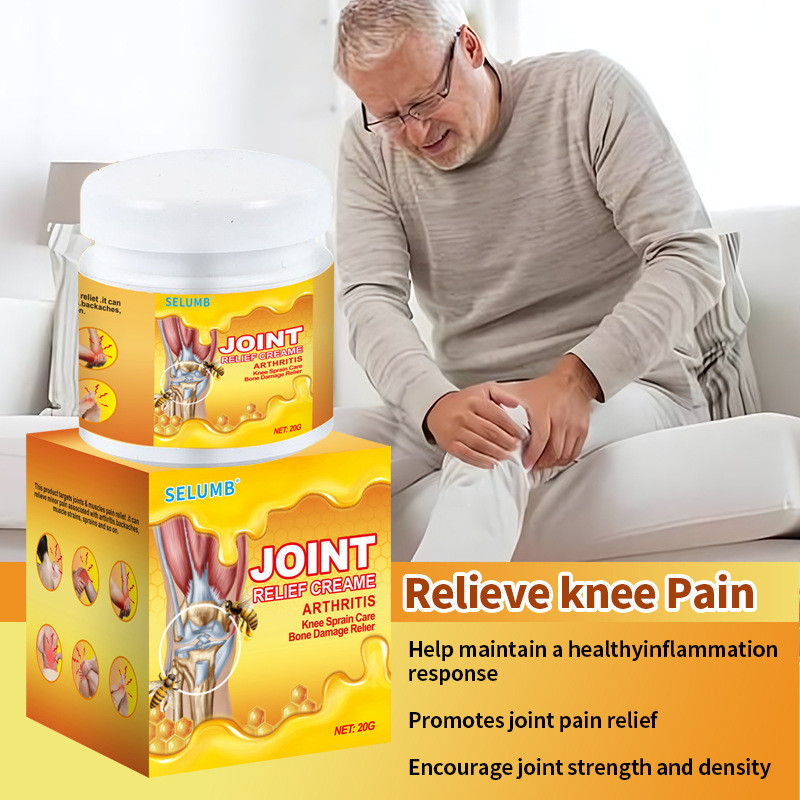 Bee Knee Pain Relief Cream Meniscus Sprain Medical Plaster Arthritis Rheumatoid Joints Analgesic ...
