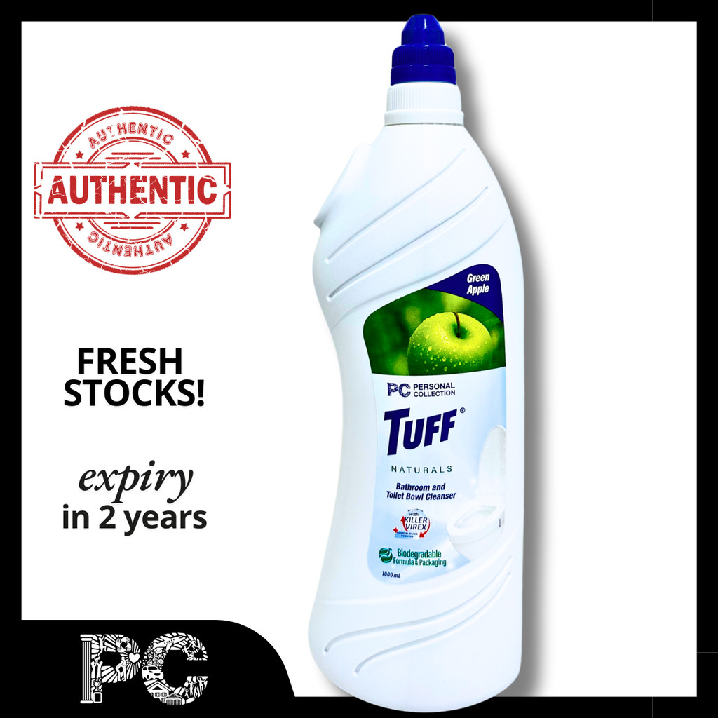 Tuff Tbc Naturals Bathroom & Toilet Bowl Cleanser Green Apple 100ml by ...