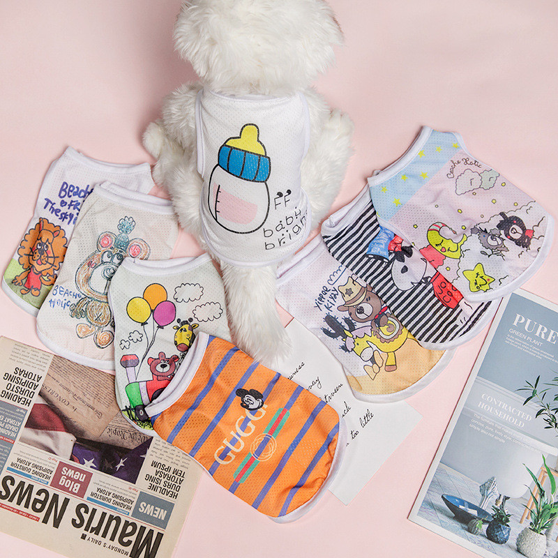 Dog Clothes Summer Wear Thin Fadou Corgi Poodle Shih Tzu Clothes ...