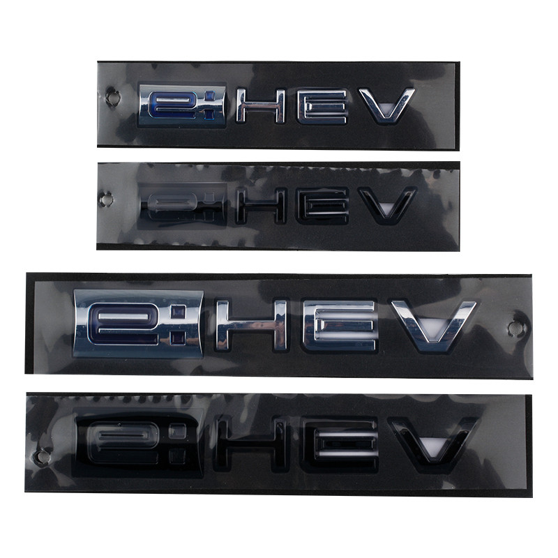 eHEV Logo 3D ABS Emblem e HEV Badge Auto Rear Trunk Emblem Accessories ...
