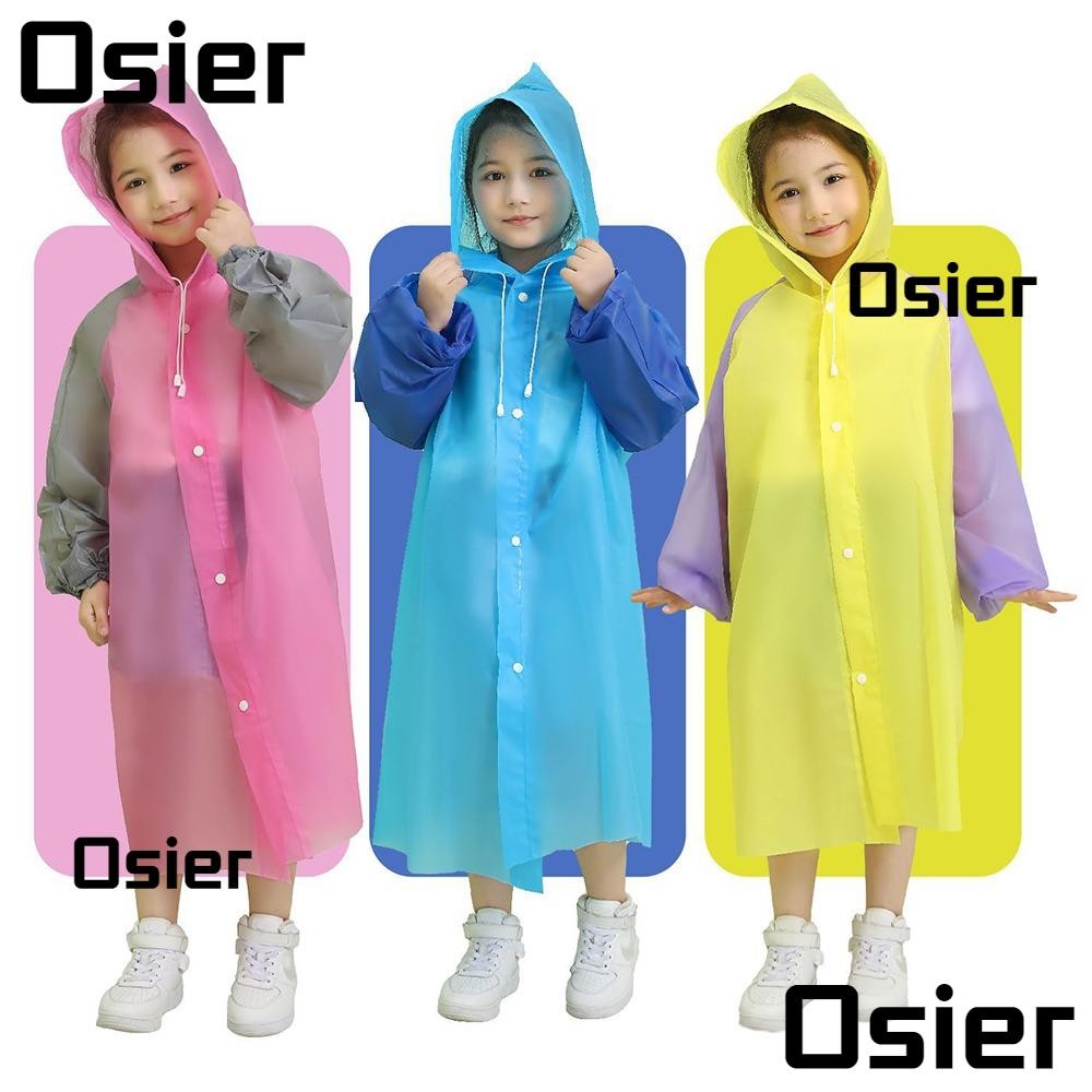 OSIER1 Kids Raincoat, EVA Full Body Thickening Rain Coat, Creative 5-12 ...