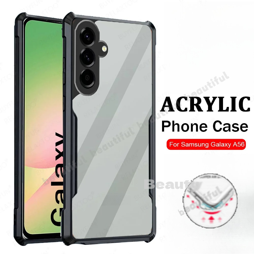 Acrylic Phone Case For Samsung Galaxy A56 A36 A26 M16 A06 A16 5G 4G ...