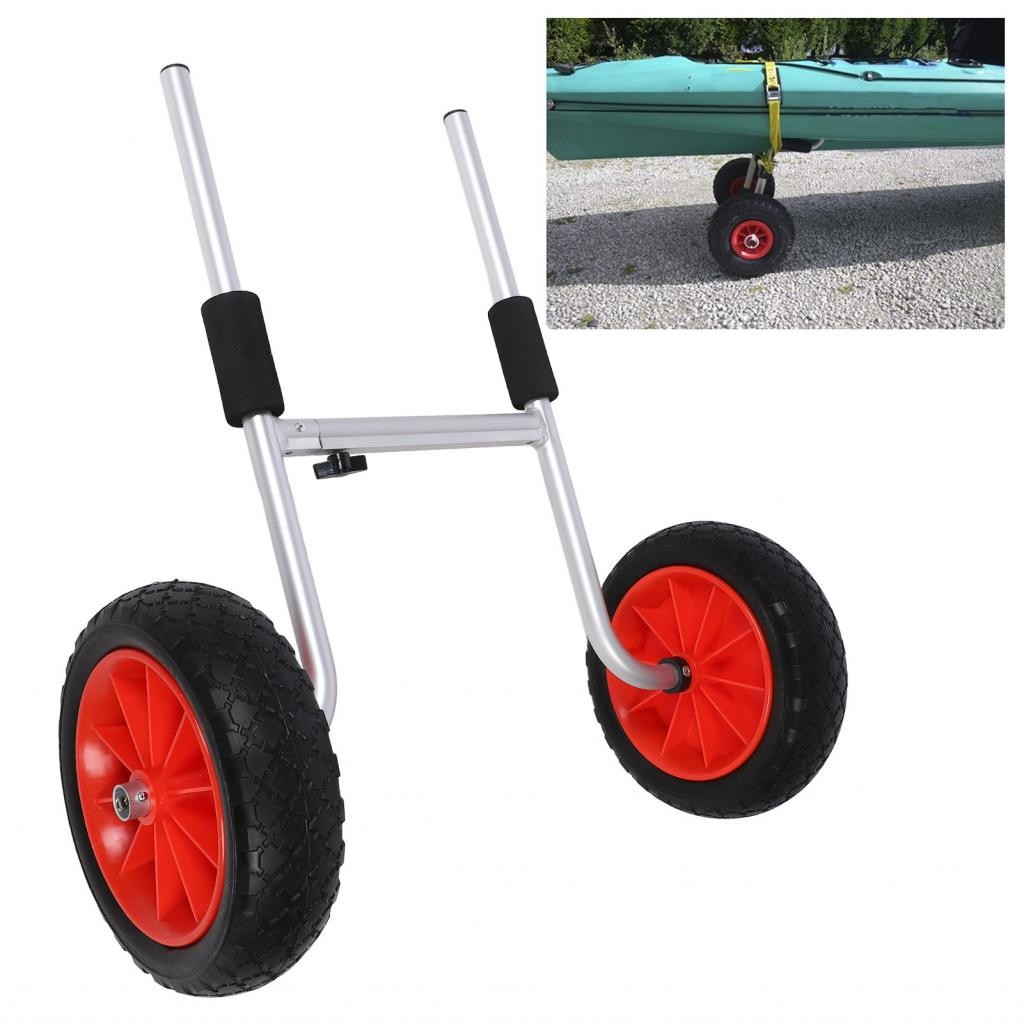 Lemendhk Kayak Cart Heavy Duty Canoe Dolly Carrier Trolley with 10in ...