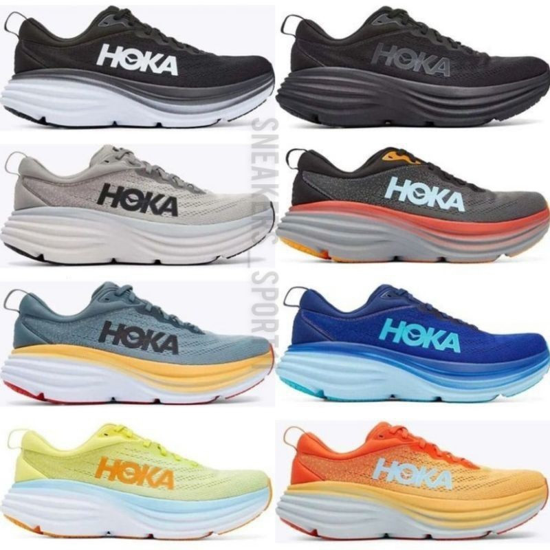 Hoka One One One Bondi 8 cool black soccer shoes | Shopee Philippines