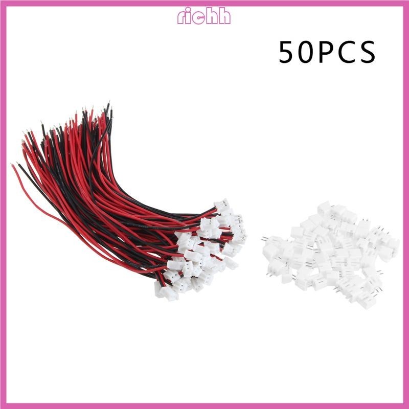 Richh 50 Sets Mini Micro JST 2 0 PH 2 Pin Connector Plug With Wires Cables 15cm 5 9in | Shopee ...