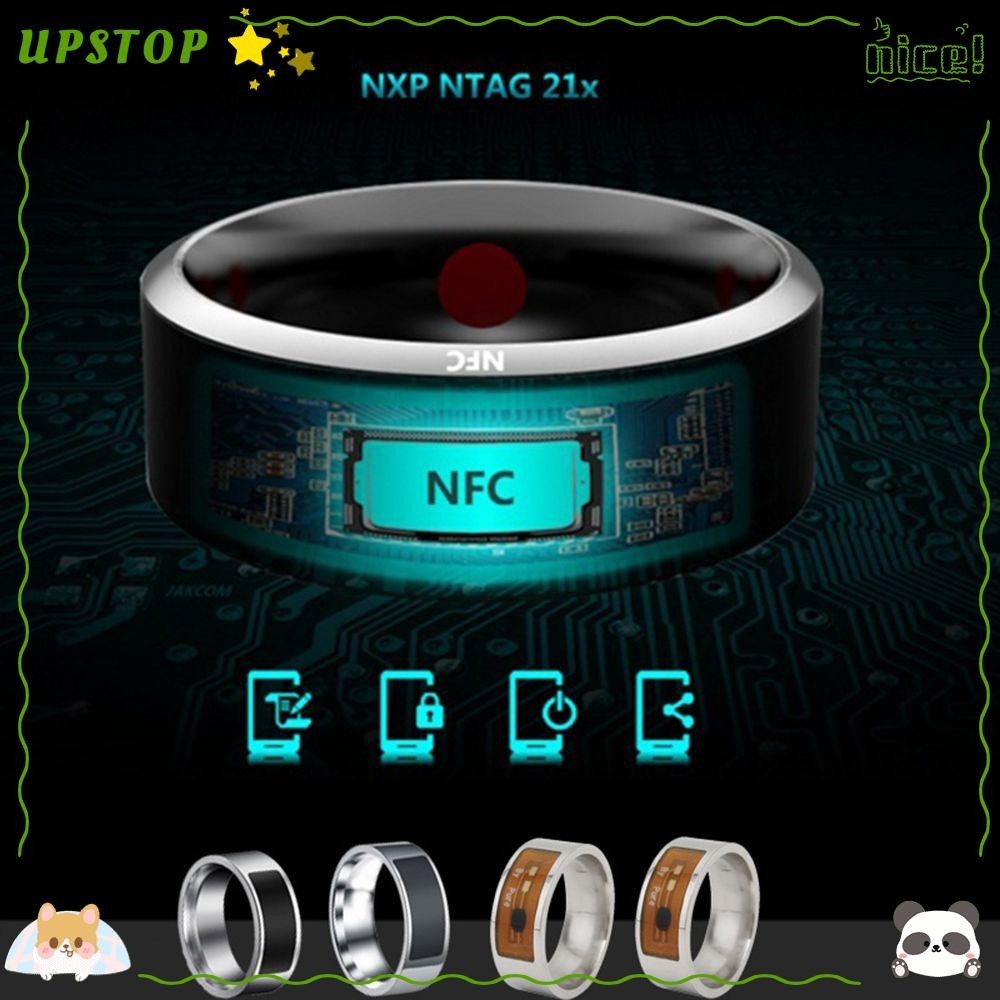 UPSTOPBO Smart Ring Android Phone Silver Magic Stainless Steel | Shopee ...