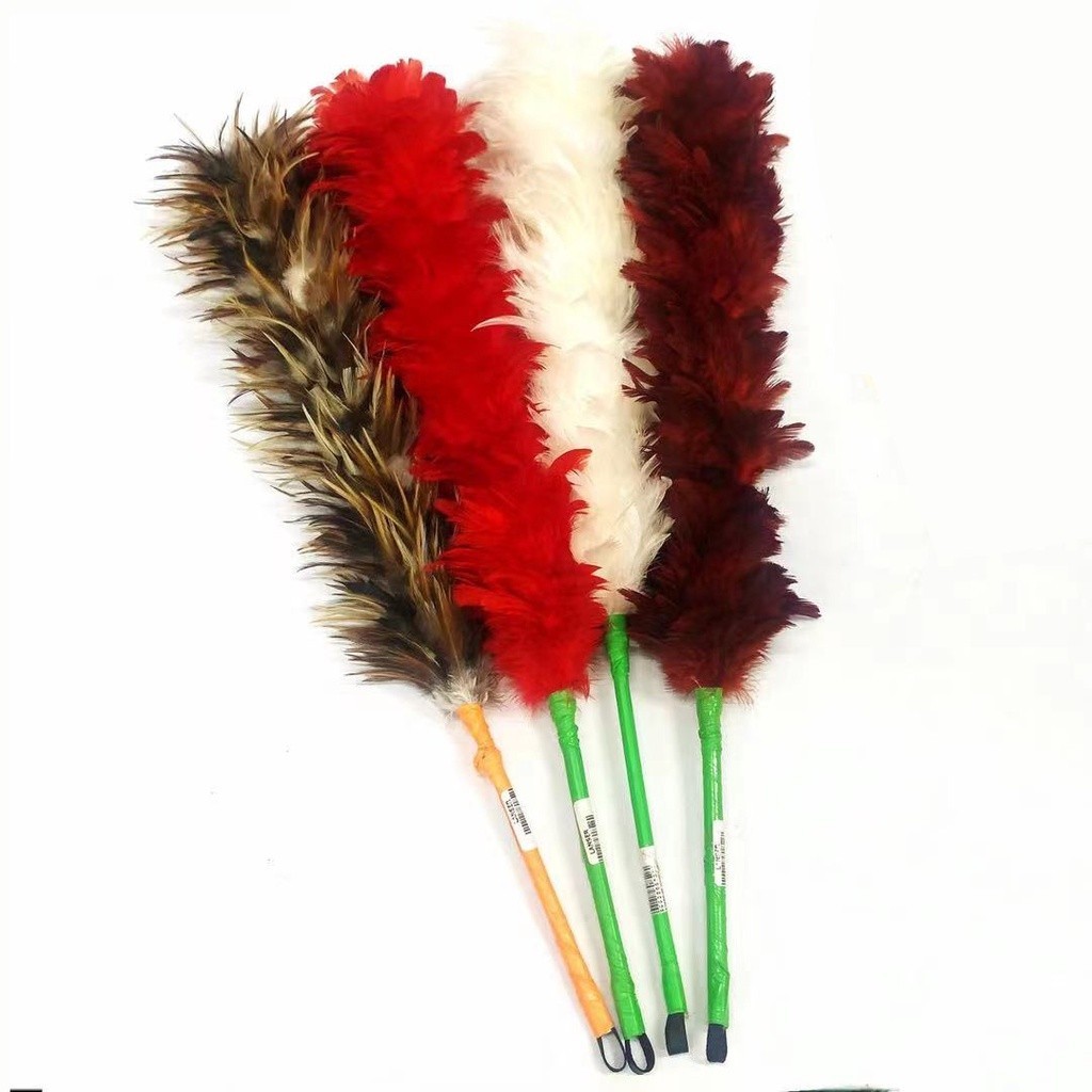 【LS】ASSORTED COLOR OF Household Cleaning Tool Chicken Feather Dust ...
