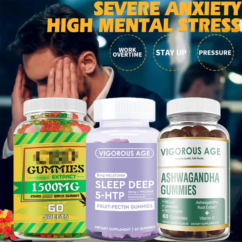 VIGOROUS AGE Healthy Gummies Protects Nerves Improves Sleepwell Relieve ...