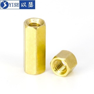 Double-pass copper column M5M6 hexagonal copper stud isolation column ...
