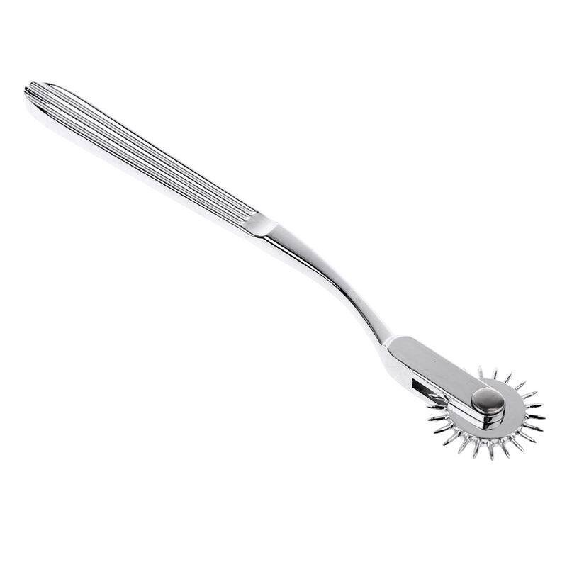 Diagnostic Reflex Hammer Pin Wheel BDSM Gear Roller Rolling Wartenberg Wheel Pinwheel Fetish ...