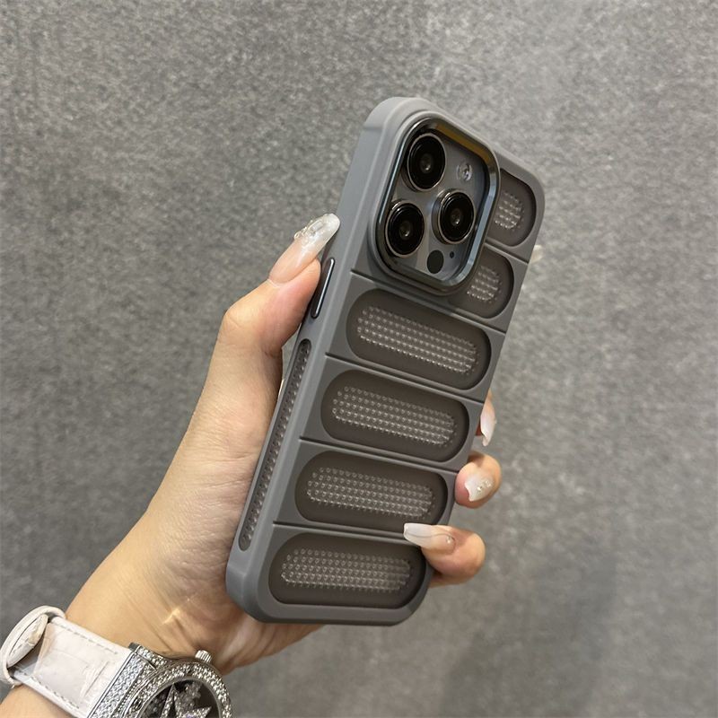Matte Hard Honeycomb Radiator Case for iphone 16 Pro max ip 15 14 13 12 ...