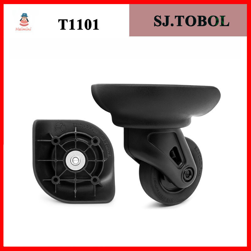 1pair SJ.TOBOL Universal Wheel ELLE Trolley Case Luggage Wheel ...