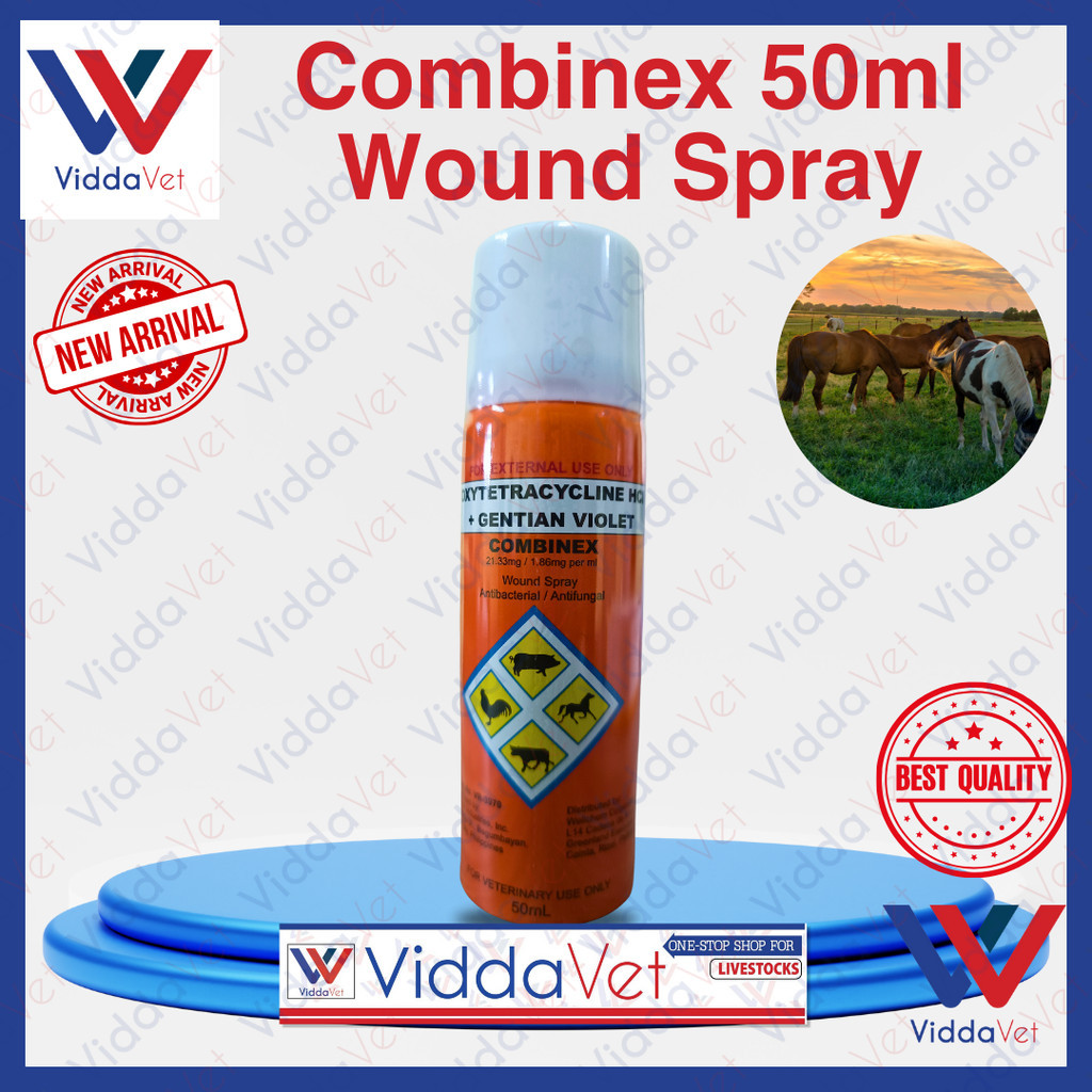 Combinex Wound Spray 50ml for pets Combinex wound spray for dogs 50ml ...