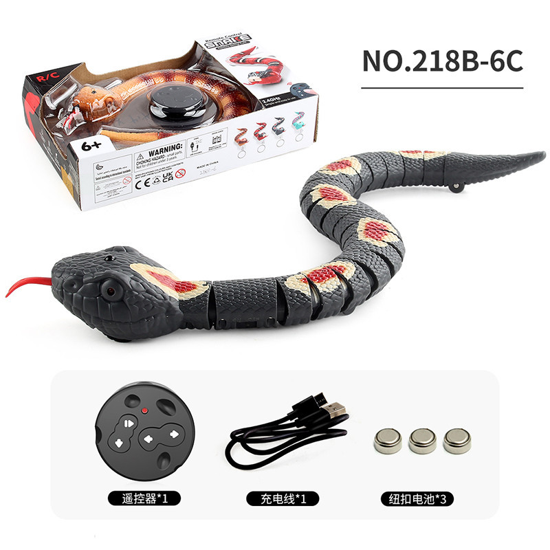 Remote Control Snake Toy with USB Charger and Interactive Crawling ...