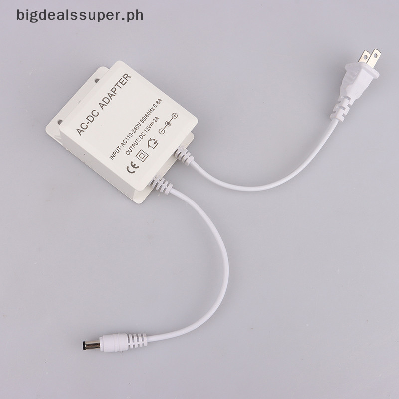 Pro 12V 2A 2000ma CCTV camera Power Supply adaptor Outdoor Waterproof ...