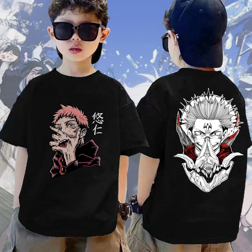 Jujutsu Kaisen Gojo Printed Cotton T-Shirt Kids For Men And Women ...