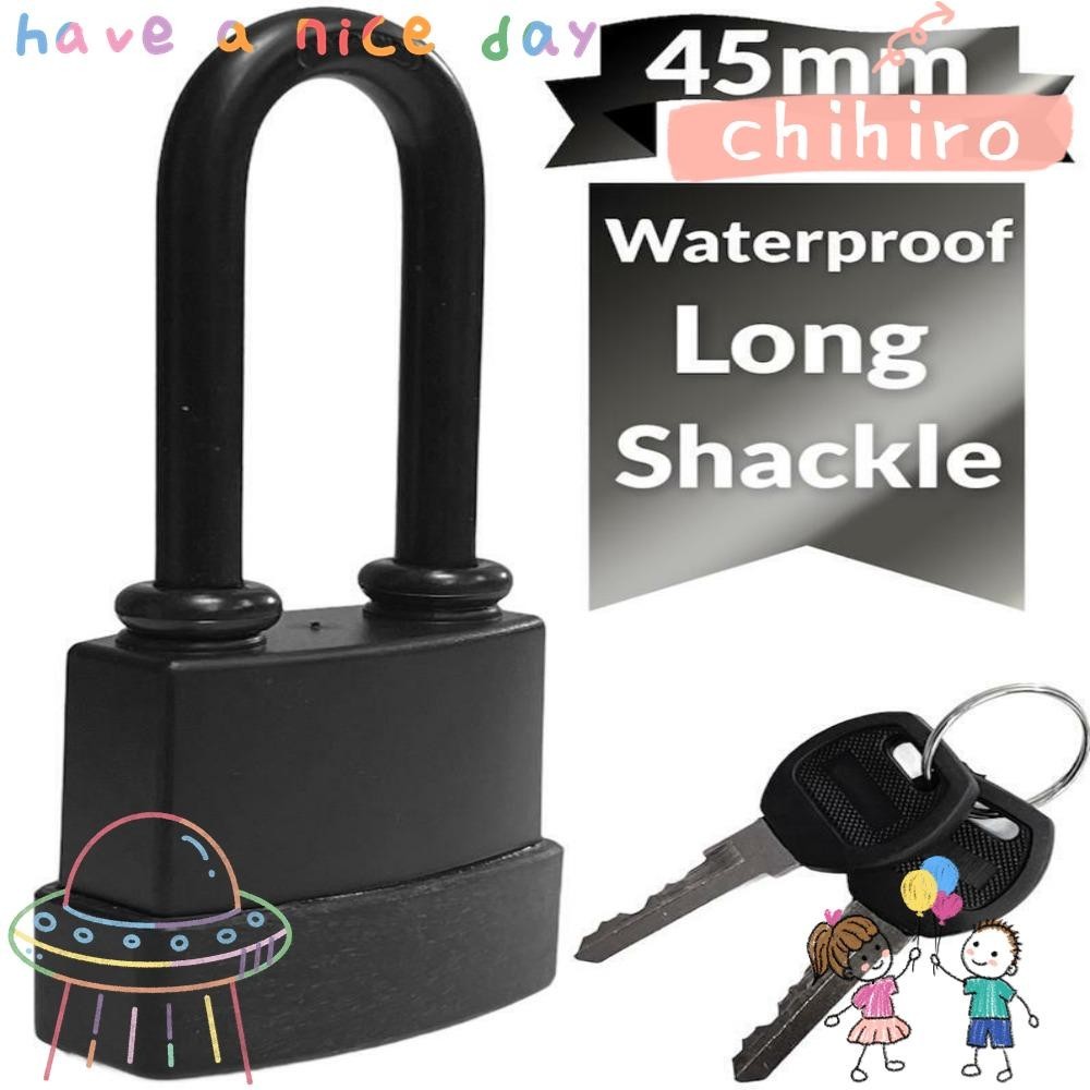 CHIHIRO1 Heavy Duty Padlocks, With Keys Anti-cut Waterproof Lock ...