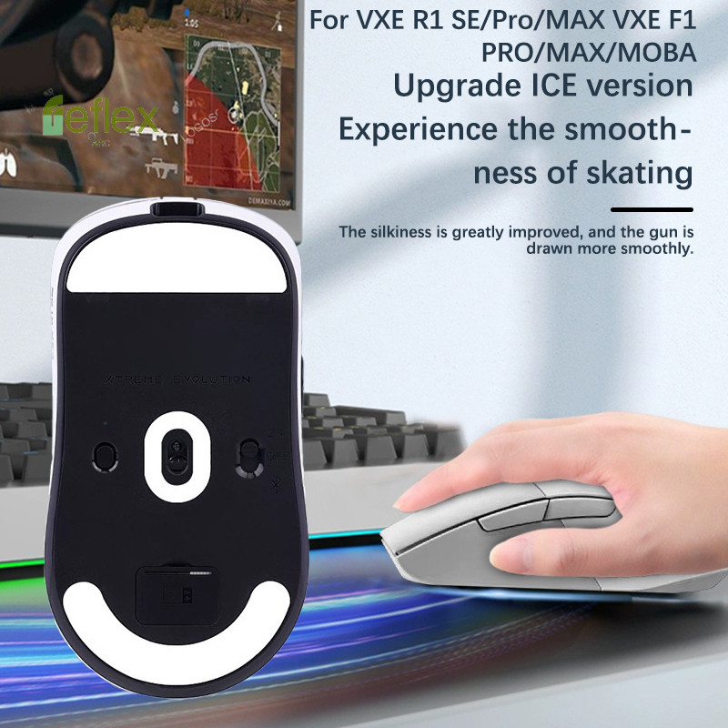 Reflex Arc Mouse Foot Sticker For VXE R1 SE/Pro/MAX/for VXE F1 Pro/MAX ...