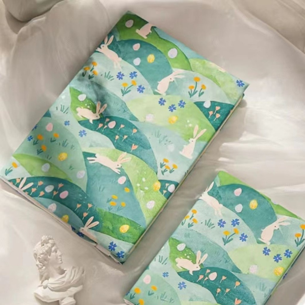 Hillside Rabbit Cloth Bookcase A5 A6 Handmade Portable Bookcase Hobo ...