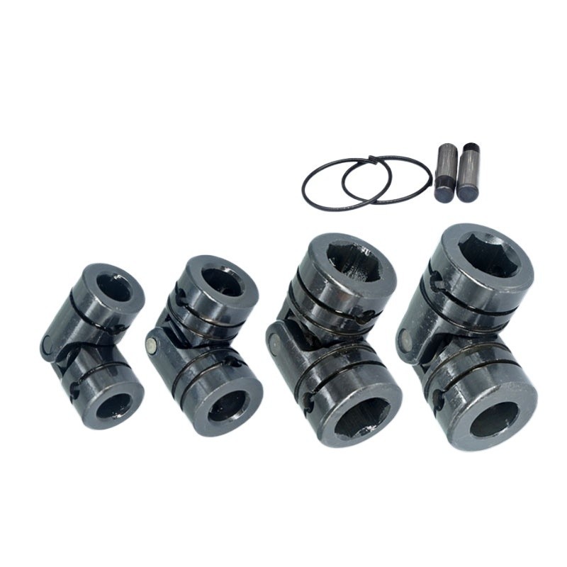 Universal joint coupling precision cross single coupling pin fixed ...