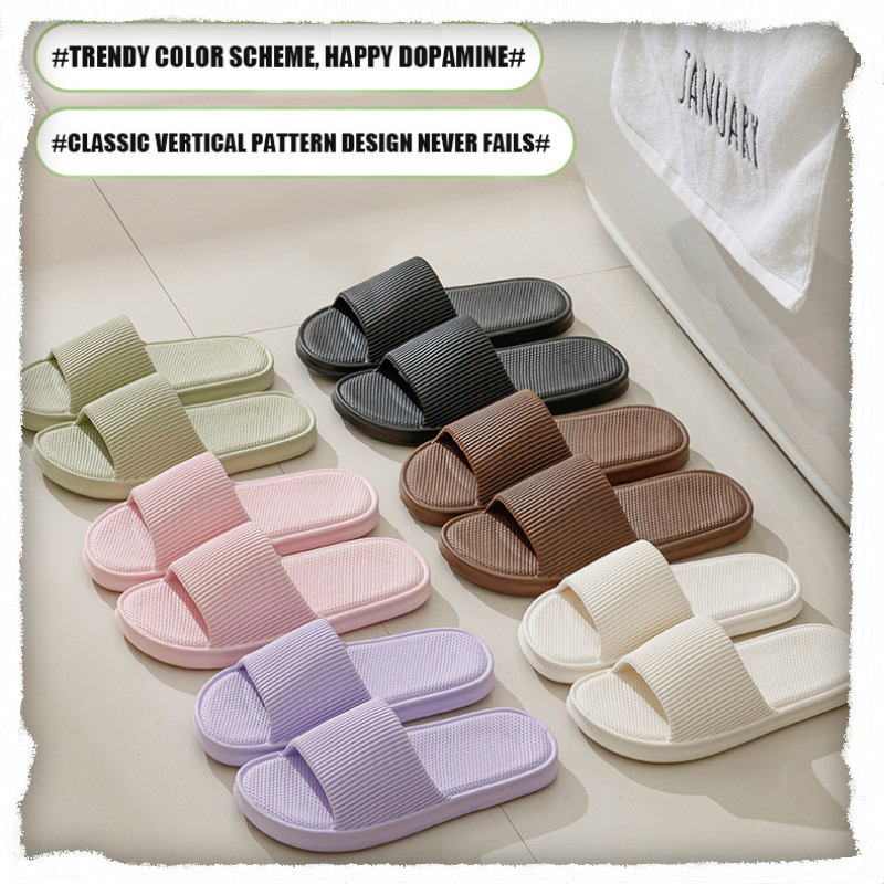 Women's slippers, sandals, solid color, fashionable thick sole EVA ...