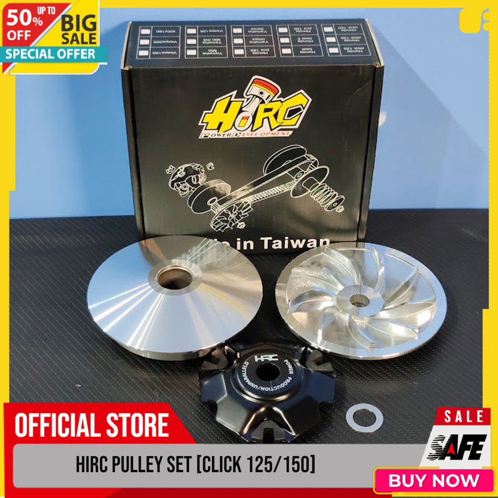 HIRC PULLEY SET for CLICK 125/150 | MADE IN TAIWAN | RACING PERFORMANCE ...