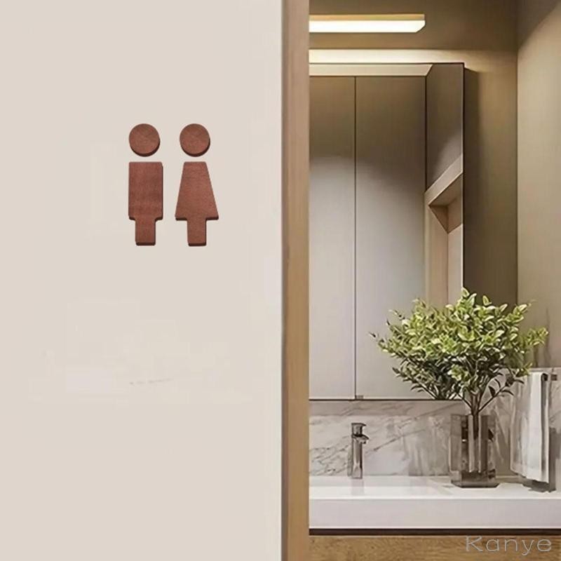 [KY] Men and Women Restroom Signage Practical Restroom Signs for ...