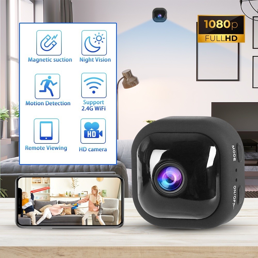 A10 MINI 1080P Security Camera Smart Home Wireless CCTV Baby Pet ...