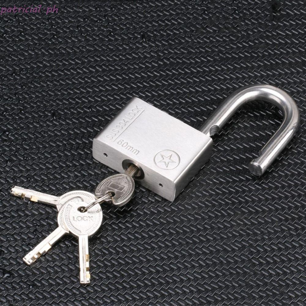 PATRICIA 304 Stainless Steel Padlock, Weatherproof Heavy Duty Gate ...