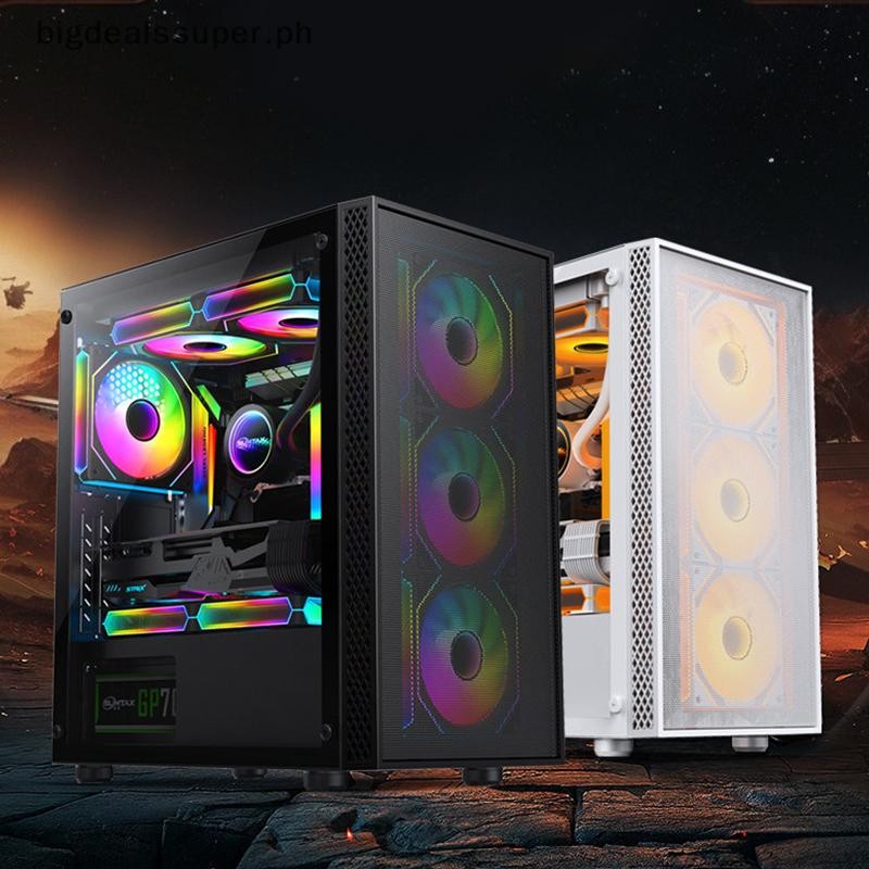 Pro Transparent Computer Case Desktop PC Cover For M-ATX/Mini-ITX HDD*2 ...