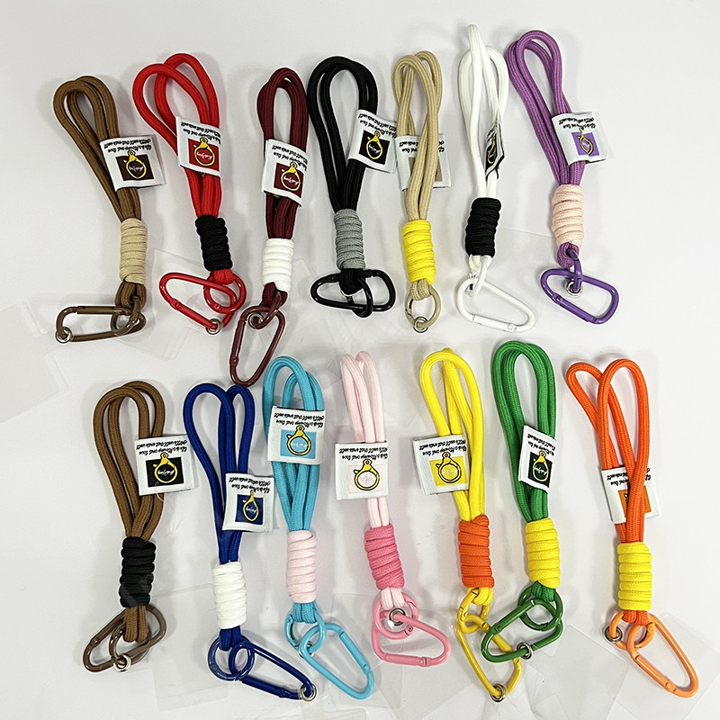 Mixed color Short lanyard Fashion Classic Simple String Short Strap ...