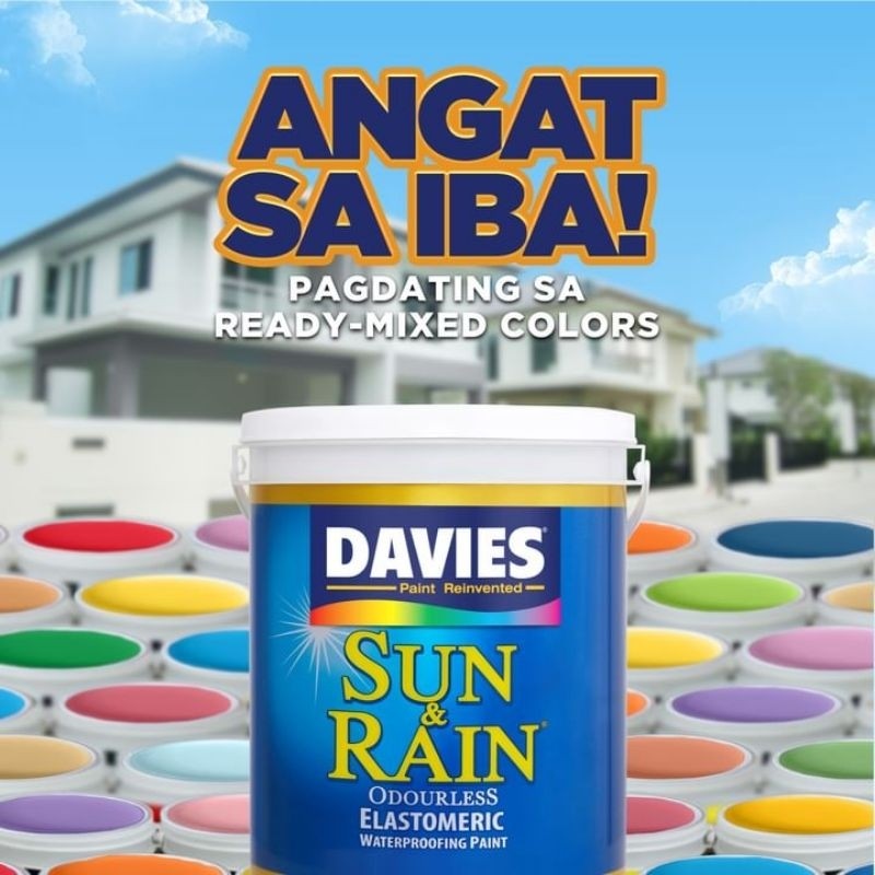 DAVIES SUN & RAIN / SUN AND RAIN PINTURA PANG CEMENT WATERBASED ...