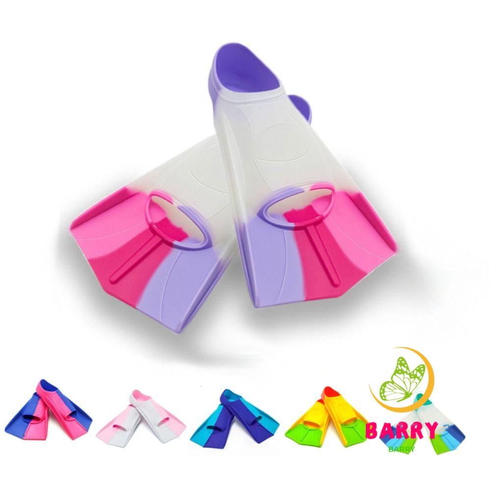 BARRY Swim Fin Rainbow Color Colorful Flippers For Snorkeling ...