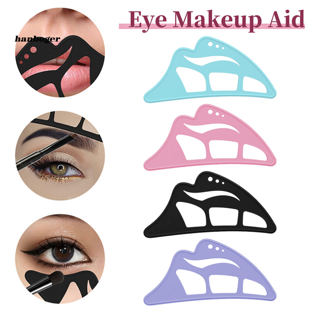 Han Eye Makeup Template Professional Eyeshadow Template 5-in-1 Silicone ...