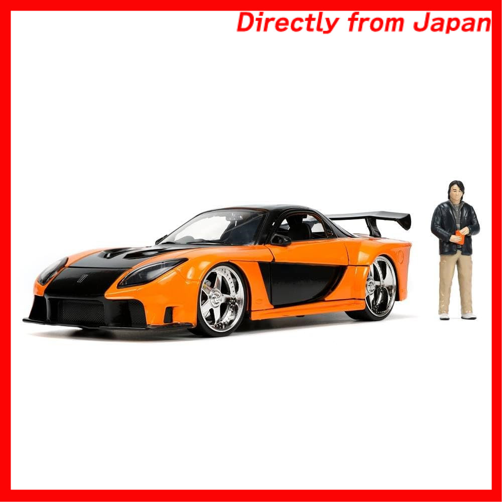 JADATOYS 1:24 F&F HAN'S MAZDA RX-7 Veilside w/HAN Fast and Furious Mini ...
