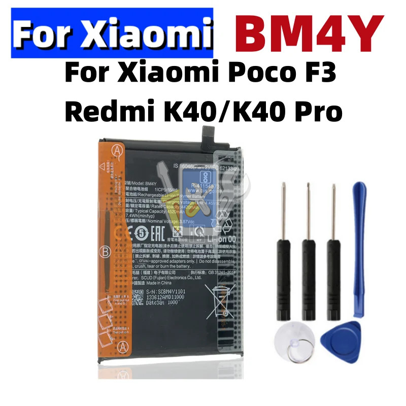 BM4Y Battery for Redmi K40 K40 pro Poco F3 Battery | Shopee Philippines