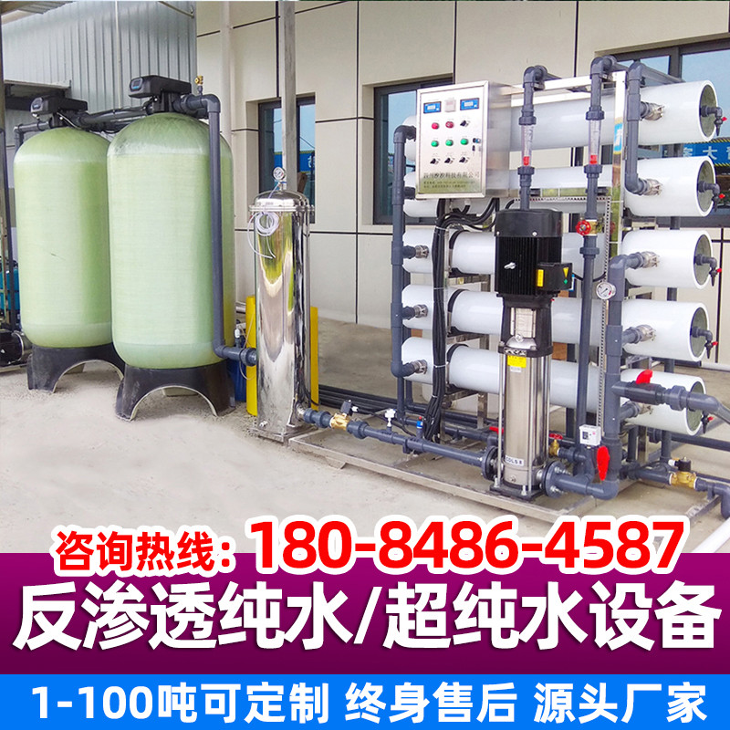 Large Industry RO Dual-stage Reverse Osmosis Purified Water edi Ultra ...