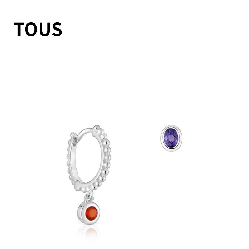 S9225 Silver TOUS Gemstones Earrings Bear Shape Suitable For Women ...