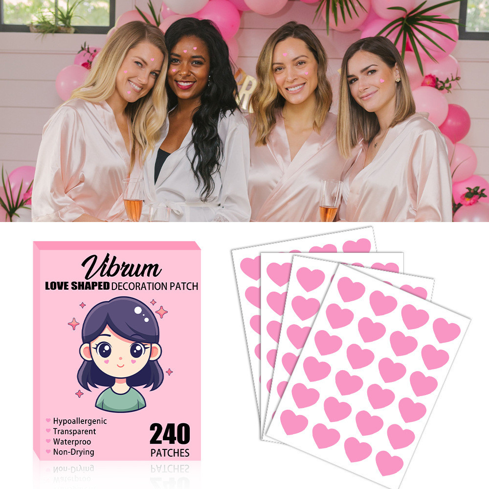 240/480 Pimple Patch Acne Sticker Heart-Shaped Color Acne Patch Light ...