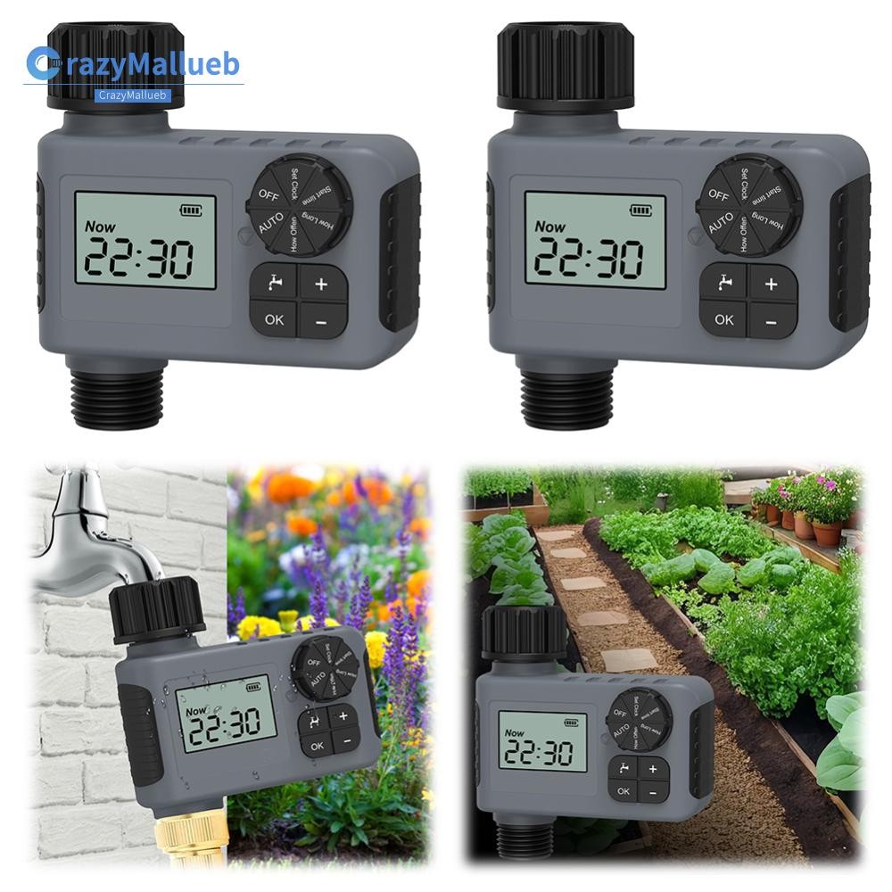 Automatic Water Timer Waterproof Smart Irrigation Timer Battery Powered ...