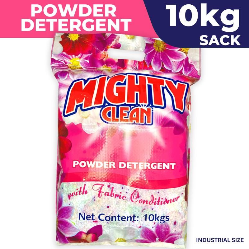 Mighty Clean Detergent Powder Floral Blossom 10 KILOGRAM SACK - JUMBO ...