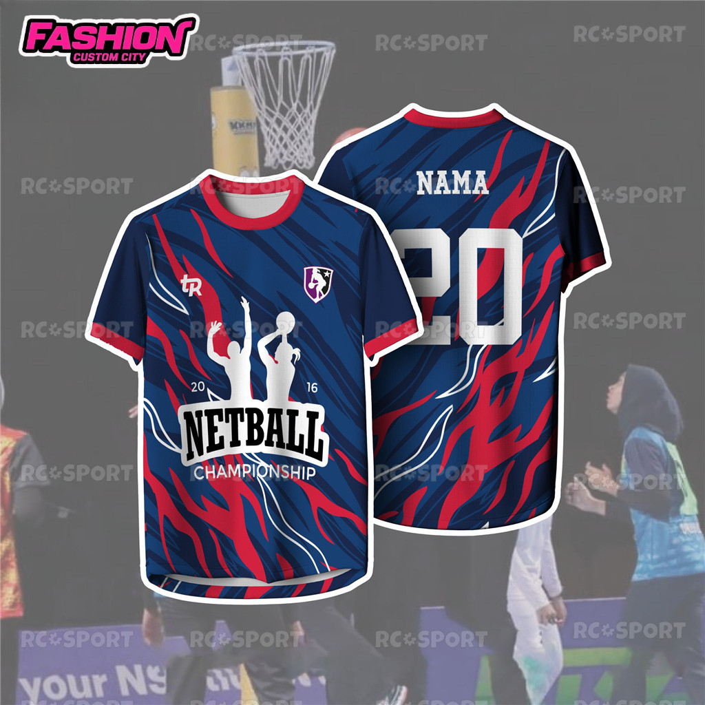 【Free Volleyball jersey custom name】New design ！ NETBALL Jersey baju ...