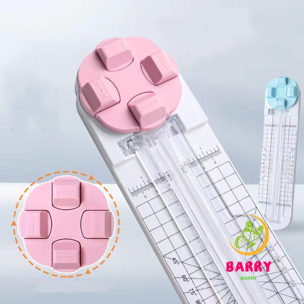BARRY Paper Cutter, 360-degree Creasing Dotted Paper Trimmer ...