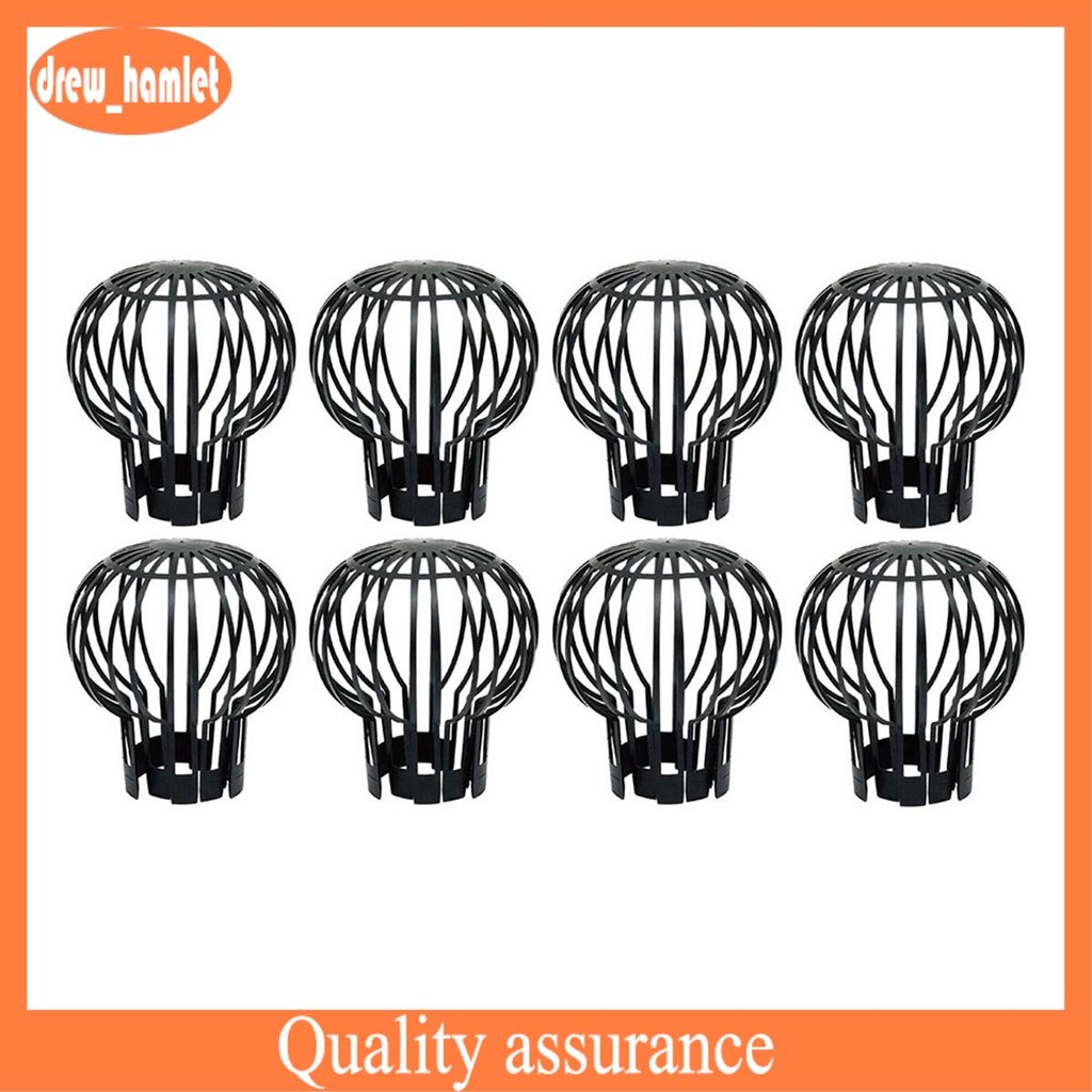 8Pcs Plastic Gutter Guards, Downpipe Leaf Guard, Downspout Filter ...