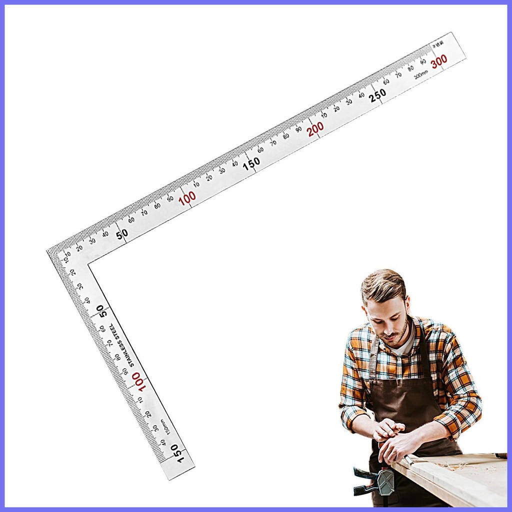 Carpentry Square Ruler L Shape Multipurpose Square Ruler Anti-Rust ...